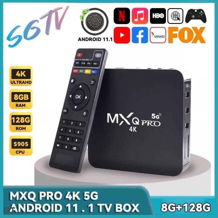 Tv box mxq pro android tv box 4k 5g Thông Minh + Bàn Phím mini Không Dây | Shopee Việt Nam