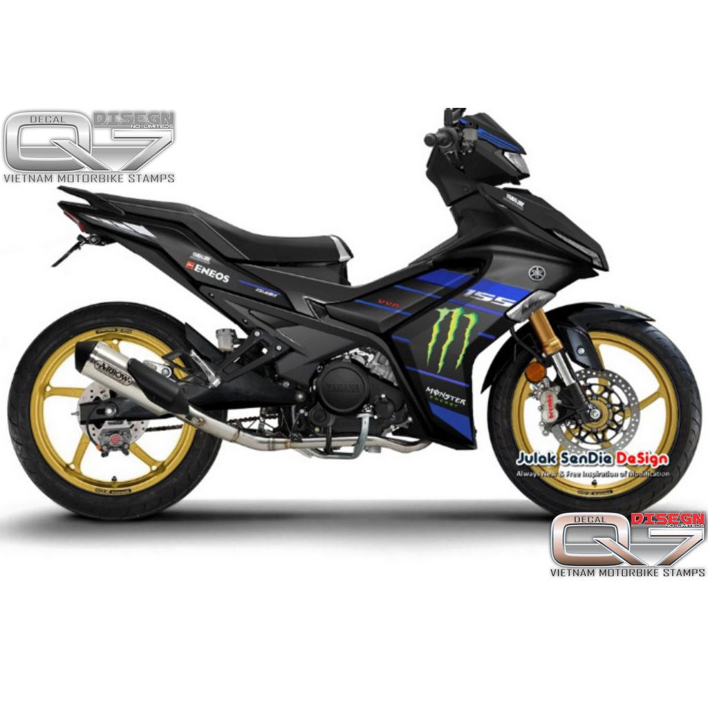 Tem rời EXCITER 155 - MONSTER - decalq7 | Shopee Việt Nam
