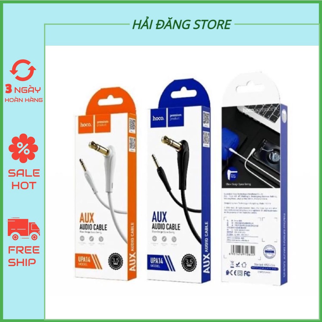 Cáp kết nối Audio 3.5mm AUX Hoco UPA14 Bảo Hành 12 Tháng | Shopee Việt Nam