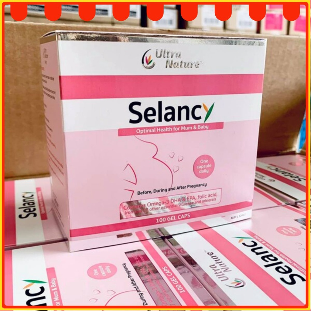 [Chính Hãng]- Vitamin Tổng Hợp SELANCY Dành Cho Phụ Nữ có Thai - hộp 30 ...