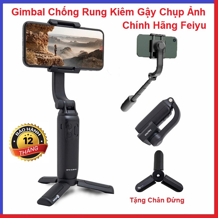Gimbal Vimble One, Chống Rung, Chính Hãng Feiyu, Tặng Chân Đỡ Để Bàn, Kiêm Gậy Chụp Ảnh - Tay ...