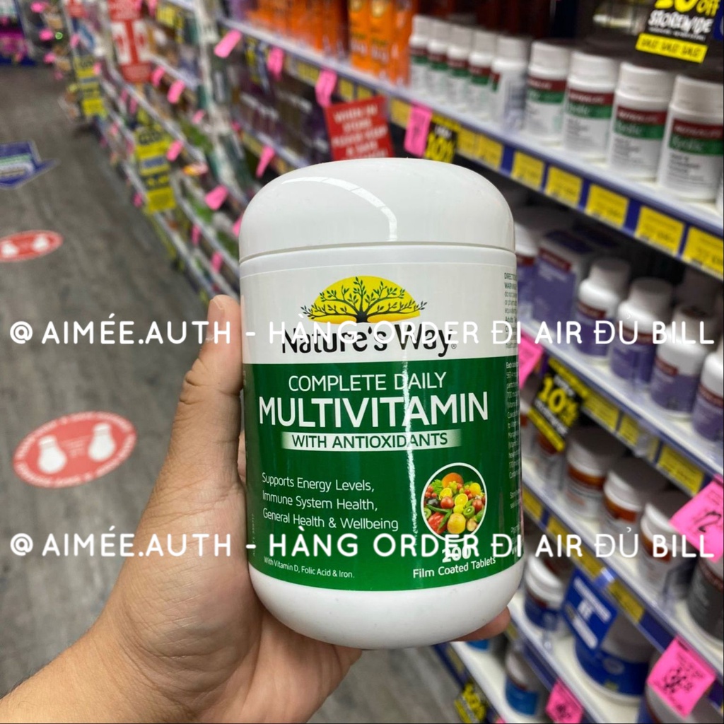 Vitamin tổng hợp & tảo biển Nature's Way Complete Daily Multivitamin ÚC ...