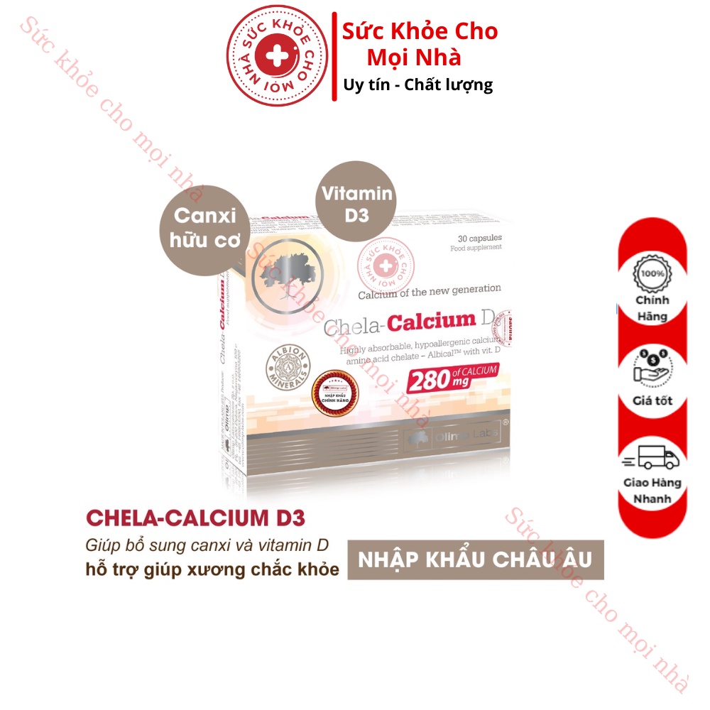 Chela Calcium.Bổ Sung Canxi,Vitamin D3 Giúp Hấp Thụ Canxi Cho Bà Bầu Trước,Sau Sinh | Shopee ...