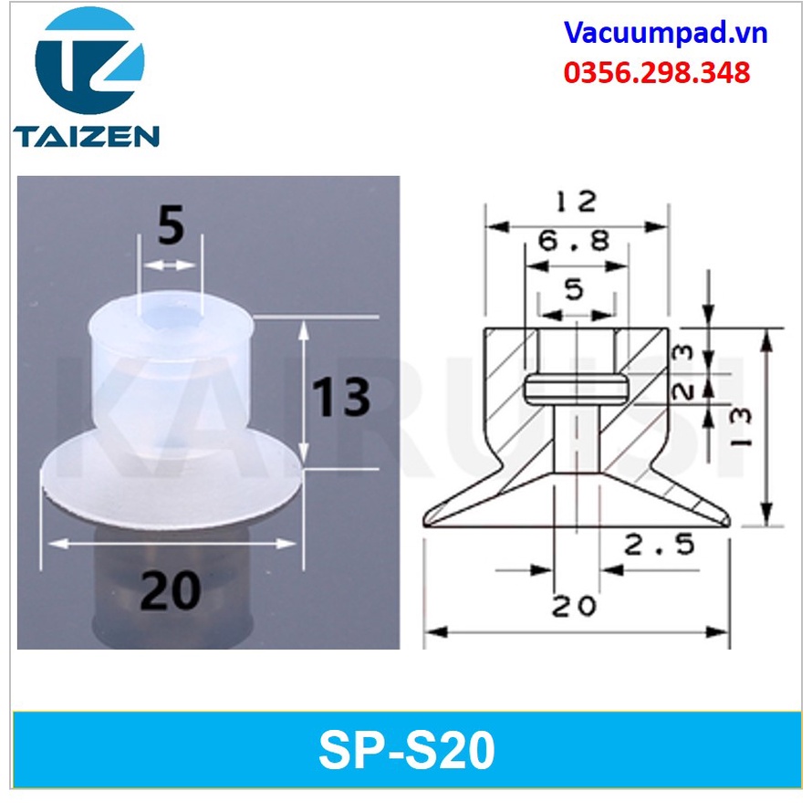 Giác hút, núm hút chân không SP/DP/MP-S (phi 4~30mm) 1 tầng, 2 tầng, 3 tấng đầu lắp 5mm | Shopee ...