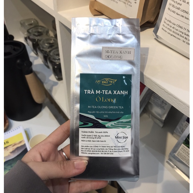 Trà Olong [GÓI DÙNG THỬ 50G] Trà xanh CAT NGHI TEA, Nguyên liệu chuẩn pha trà sữa và trà trái ...