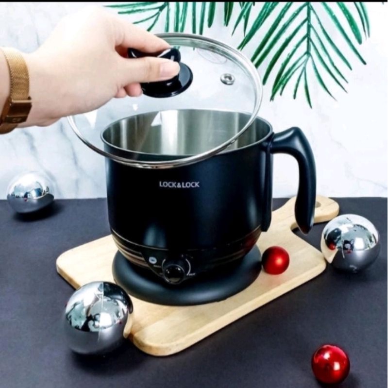 NỒI LẨU ĐIỆN ĐA NĂNG, CA NẤU MÌ MINI LOCK&LOCK Multi Pot 1.2L EJP316BLK ...