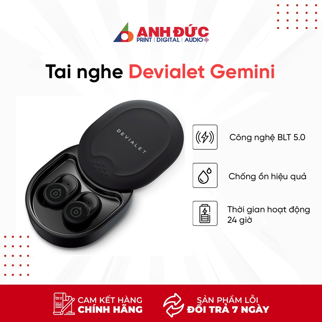 Tai nghe bluetooth Devialet Gemini - Chính hãng bảo hành 24 tháng - Chống ồn chủ động | Shopee ...