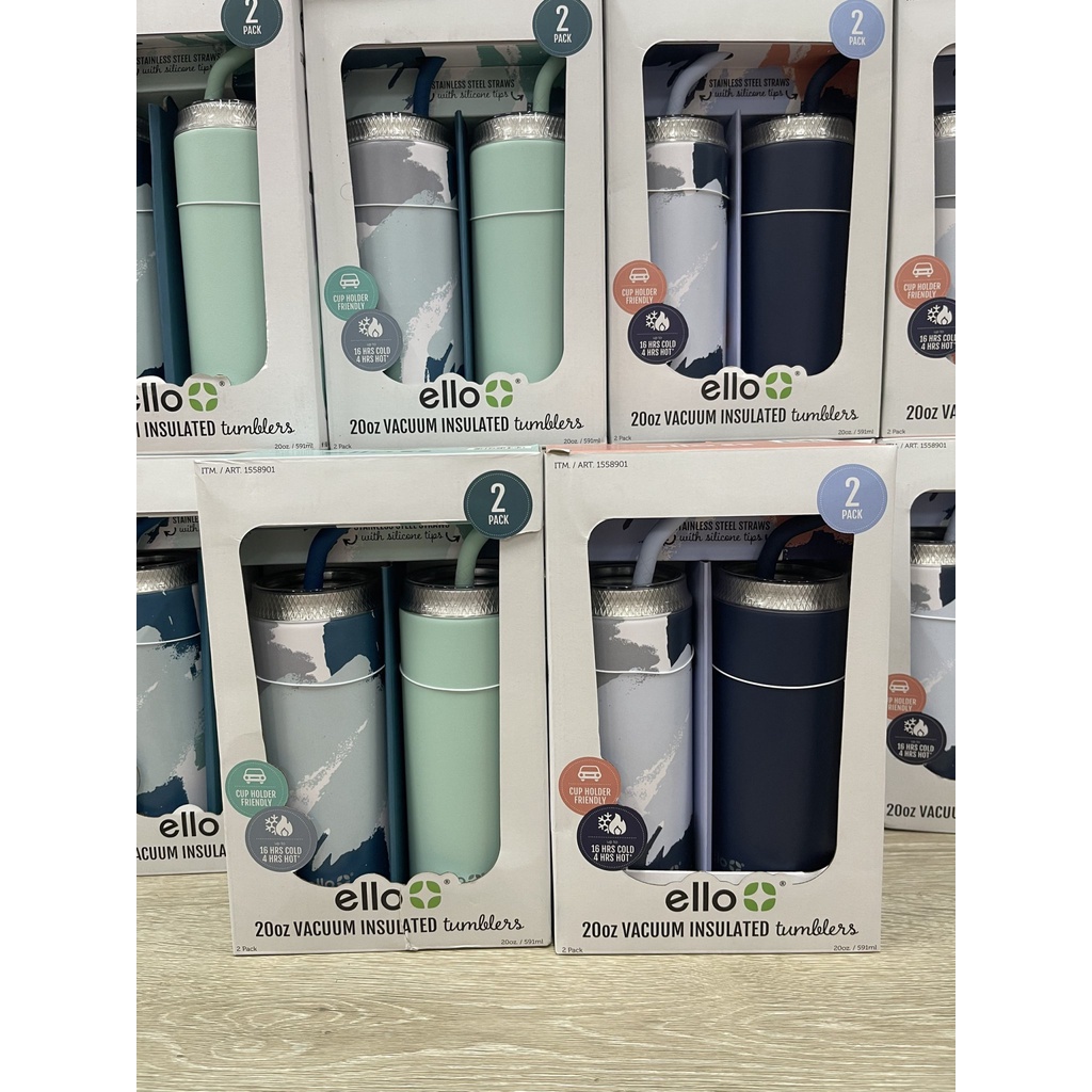 [BILL MỸ] LY GIỮ NHIỆT ELLO 591ML SET 2 BÌNH | Shopee Việt Nam