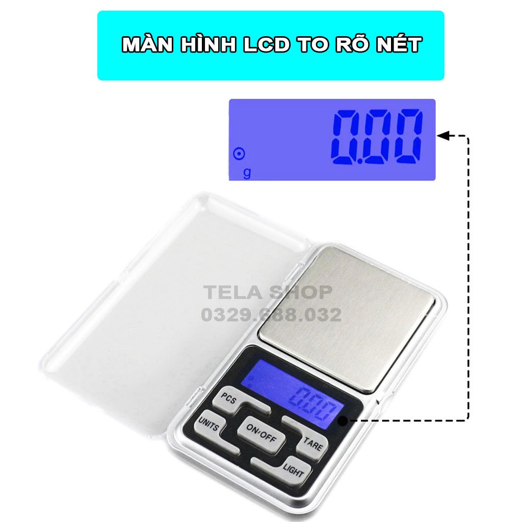 Cân Tiểu Ly Mini 500g 0,01g Có Đơn Vị Cân Vàng Chính Xác Cao Tela Shop ...