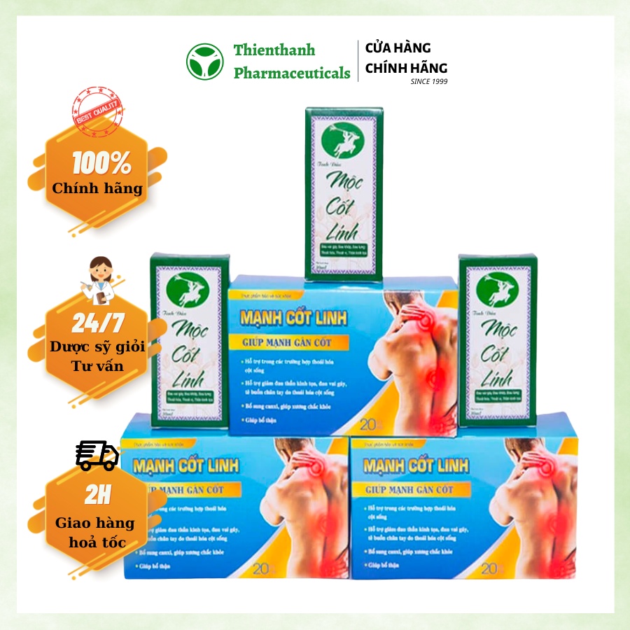 Mạnh Cốt Linh giúp khỏe gân cốt, xương chắc khỏe bổ sung Canxi hỗ trợ các bệnh về xương khớp ...