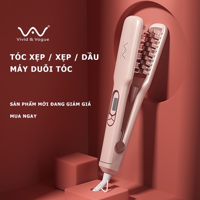 [Chính Hãng BH 1 NĂM] Máy Dập phồng chân tóc ion VIVID&VOGUE | Shopee ...