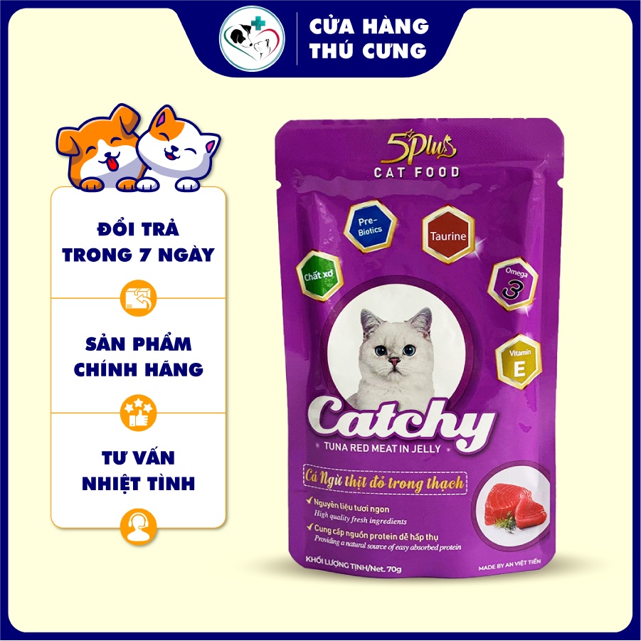 Pate Mèo CATCHY Túi 70g Siêu Ngon Tăng Sức Đề Kháng Nhiều Vị ORI PETS ...