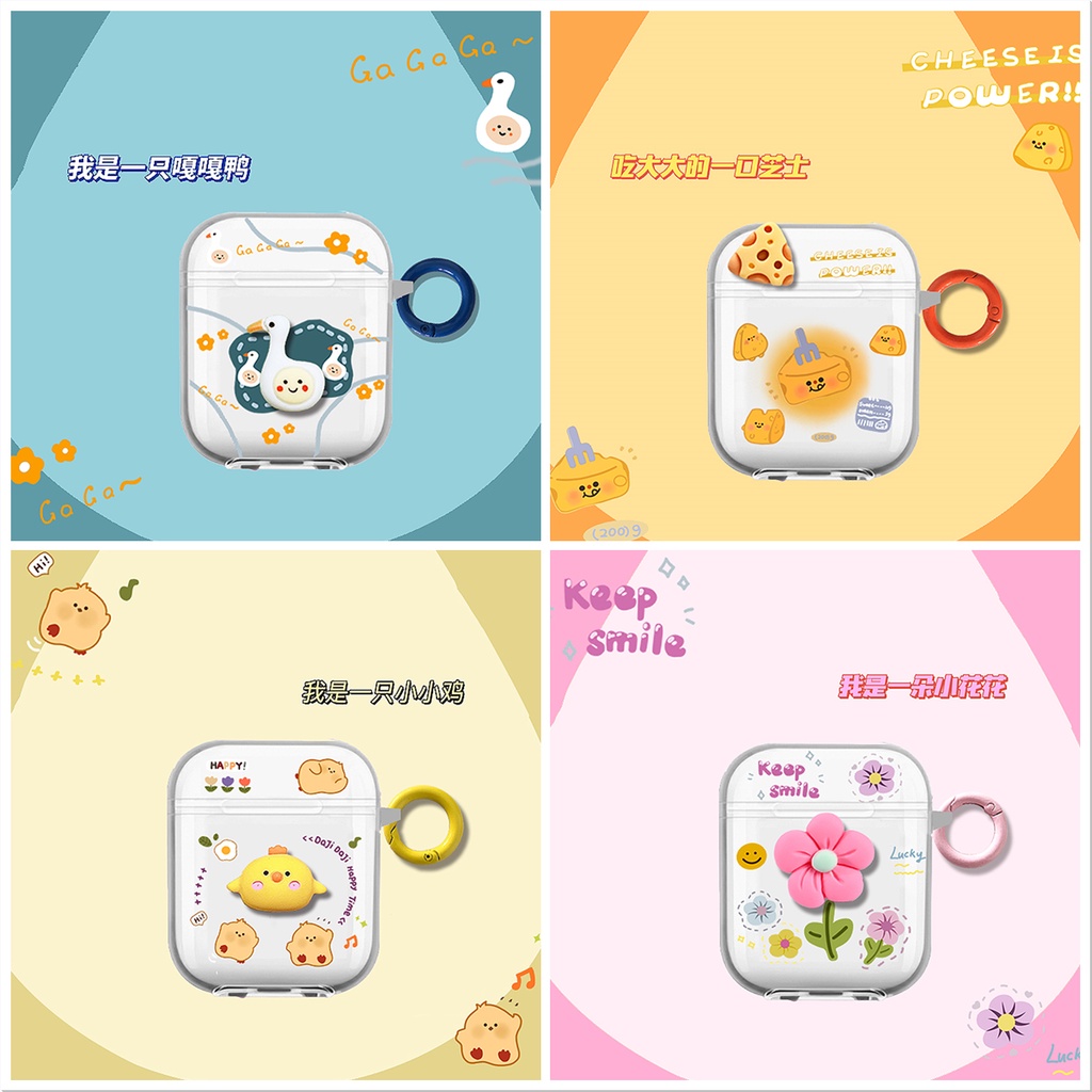 Vỏ Bảo Vệ Hộp Sạc Tai Nghe Bluetooth tws19 tws19 Ba Chiều Trong Suốt ...