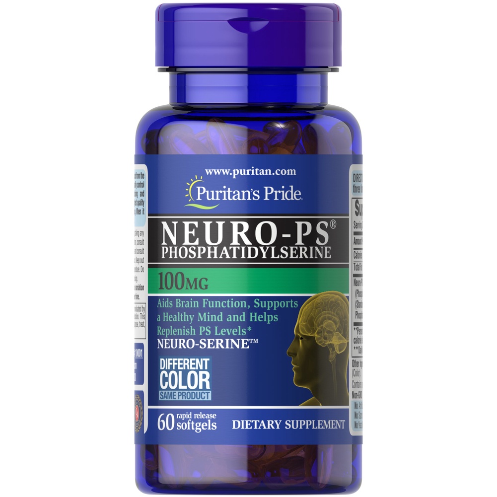 Viên uống bổ não, cải thiện trí nhớ Puritan's Pride Neuro PS ...