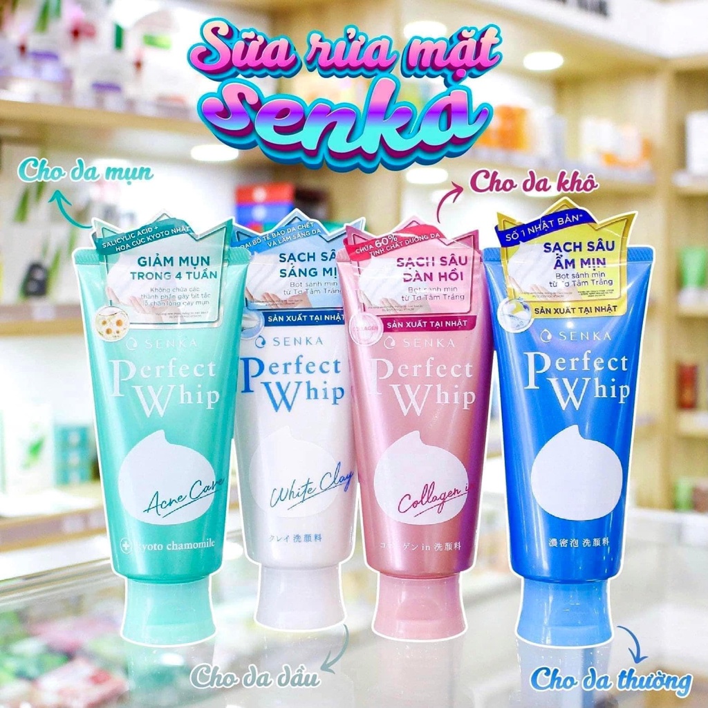 SỮA RỬA MẶT SENKA PERFECT WHIP 120G | Shopee Việt Nam