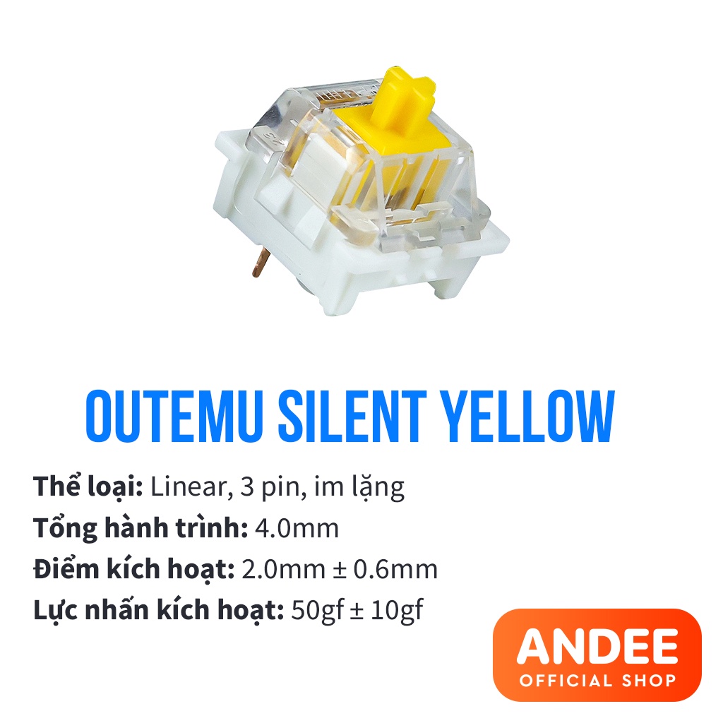 Outemu Silent Switch bán lẻ công tắc phím cơ im lặng giá rẻ 3 pin 5 pin ...