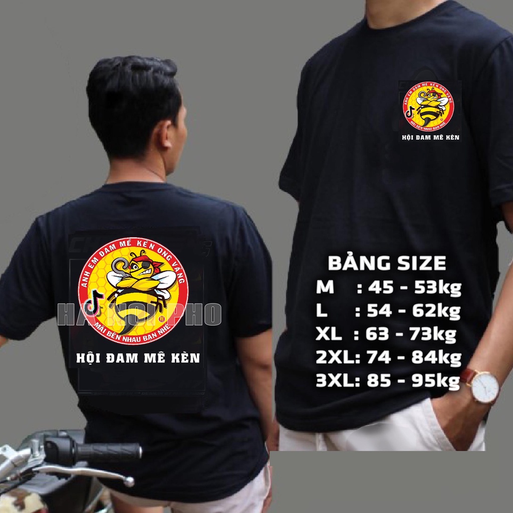 Áo thun Kèn Ong Vàng, áo Kèn Ông vàng cho Hội Còi Ong, Chất cotton mát ...