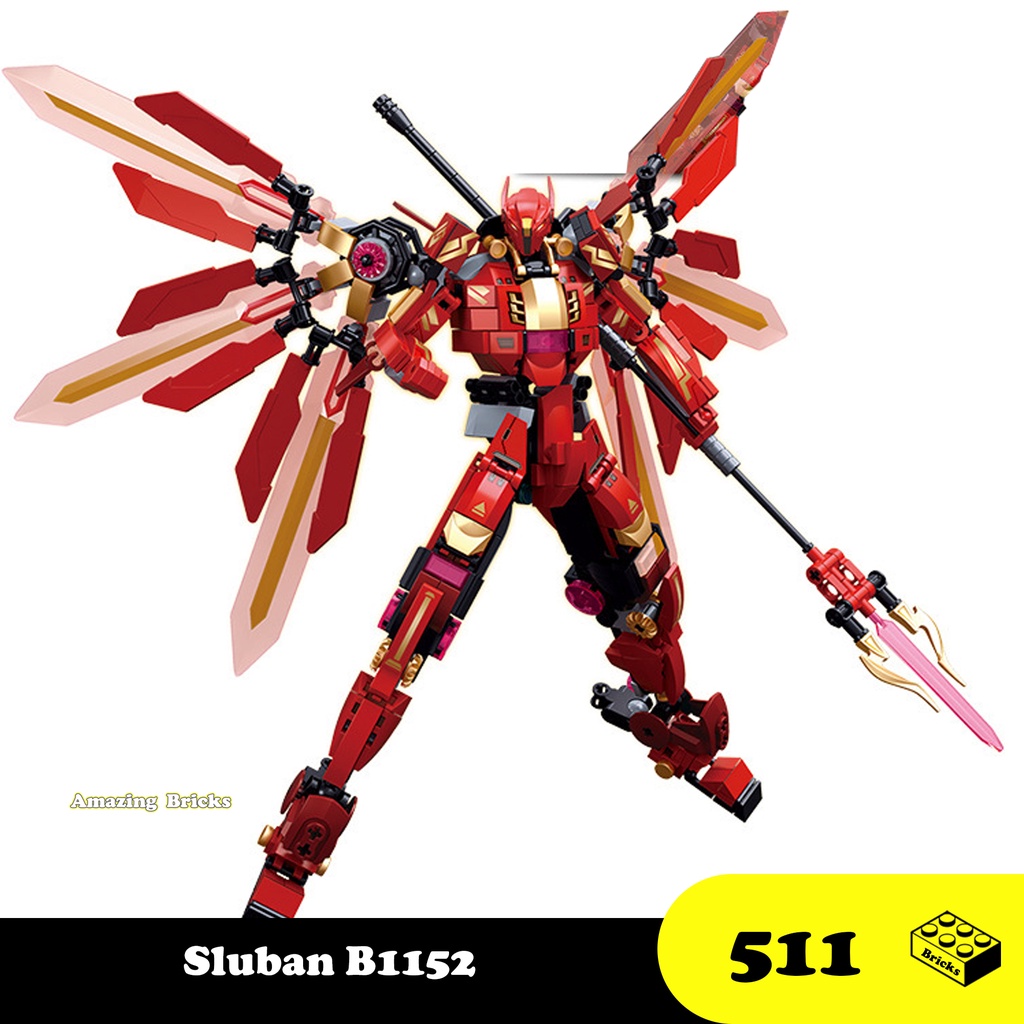 Đồ chơi lắp ráp Halberd Athena, Sluban 1152 Pacific Rim, Xếp hình thông ...