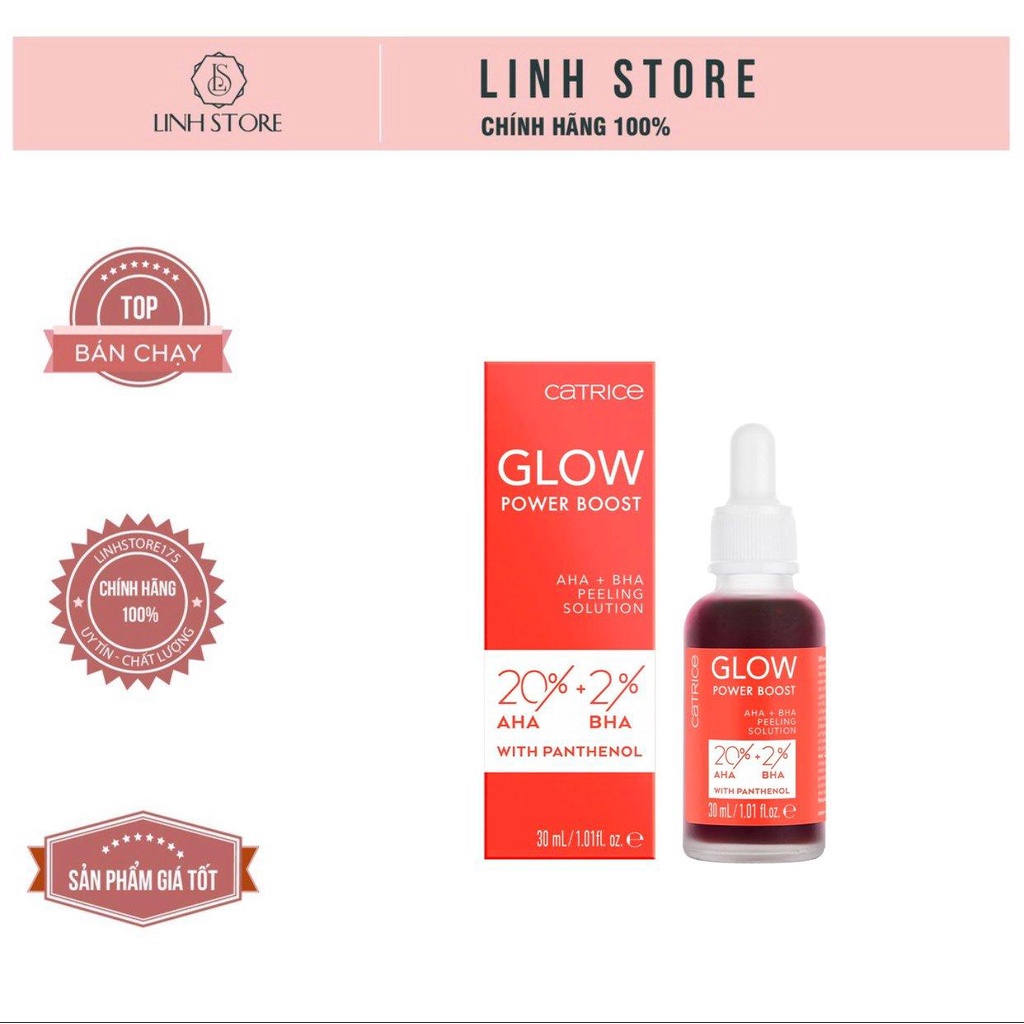 SERUM CATRICE 20%AHA + 20%BHA PEELING SOLUTION 30ml | Shopee Việt Nam