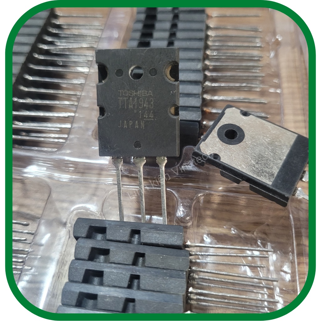 Cặp transistor TTA1943 TTC5200 TOSHIBA tháo máy lưng đồng loại tốt ...