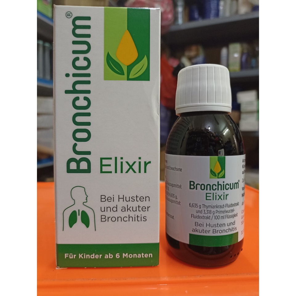 Siro ho Bronchicum Elixir 100ml của Đức | Shopee Việt Nam