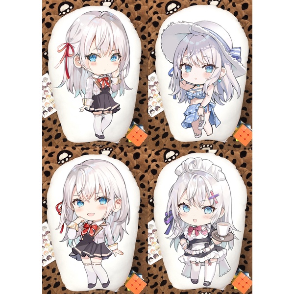 Gối ôm gối ngủ chibi in 2 mặt Light Novel Arya-san bàn bên thi thoảng ...
