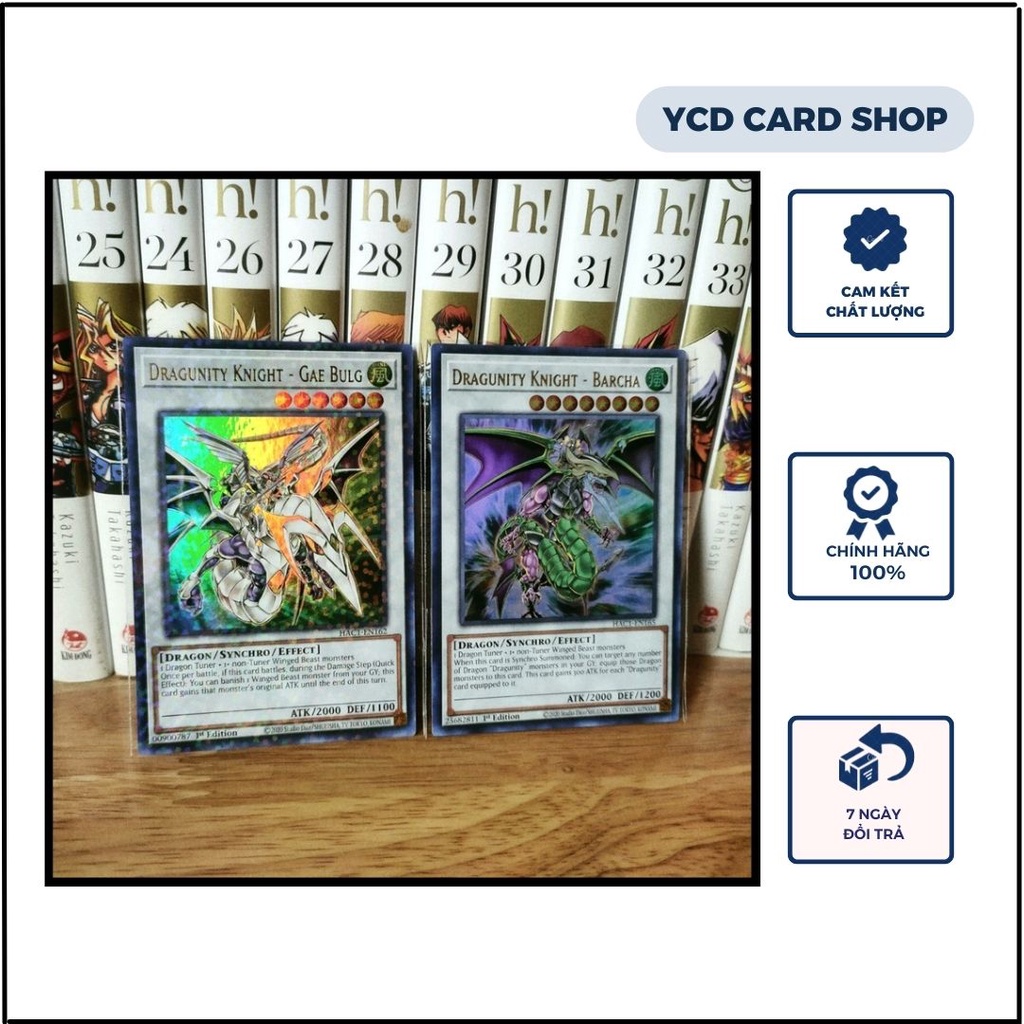 [YCD Yugioh] Thẻ bài Yugioh Chính Hãng Combo 2 lá Dragunity – Duel Terminal Ultra Parallel Rare ...