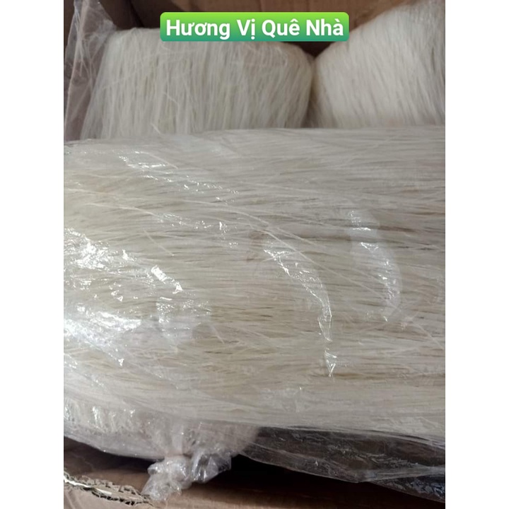 Bún gạo quê sợi nhỏ dai ngon gói 1kg, miến gạo làm thủ công, bún khô ...