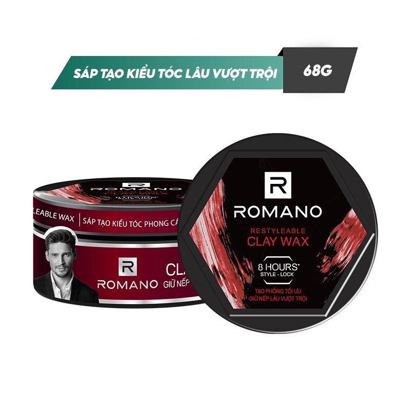 Wax Vuốt Tóc - Sáp Tạo Kiểu Tóc Romano 68g (Các Loại) | Shopee Việt Nam