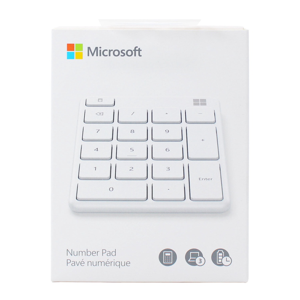 Microsoft number pad - Bàn phím số bluetooth màu Trắng | Shopee Việt Nam