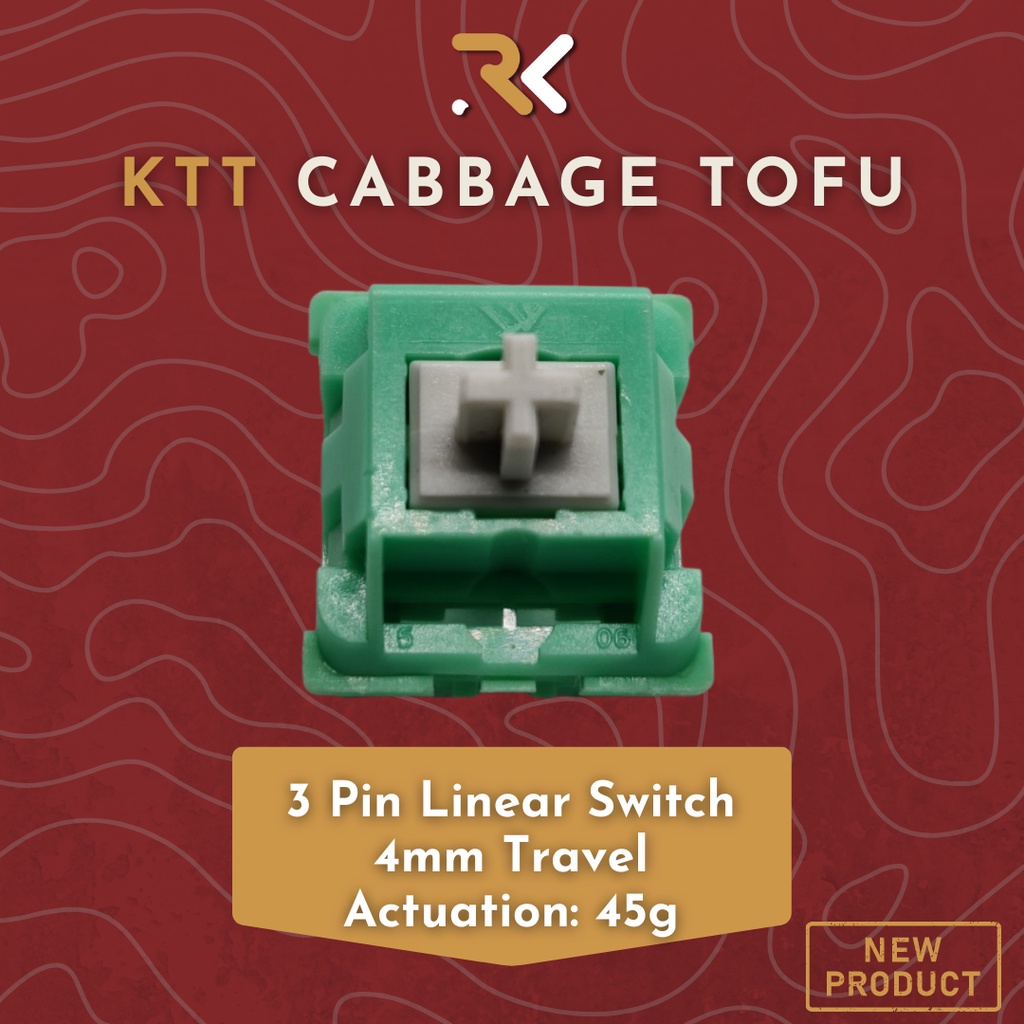 Switch KTT Cabbage Tofu | Công tắc phím cơ bắp cải đậu phụ | Linear ...