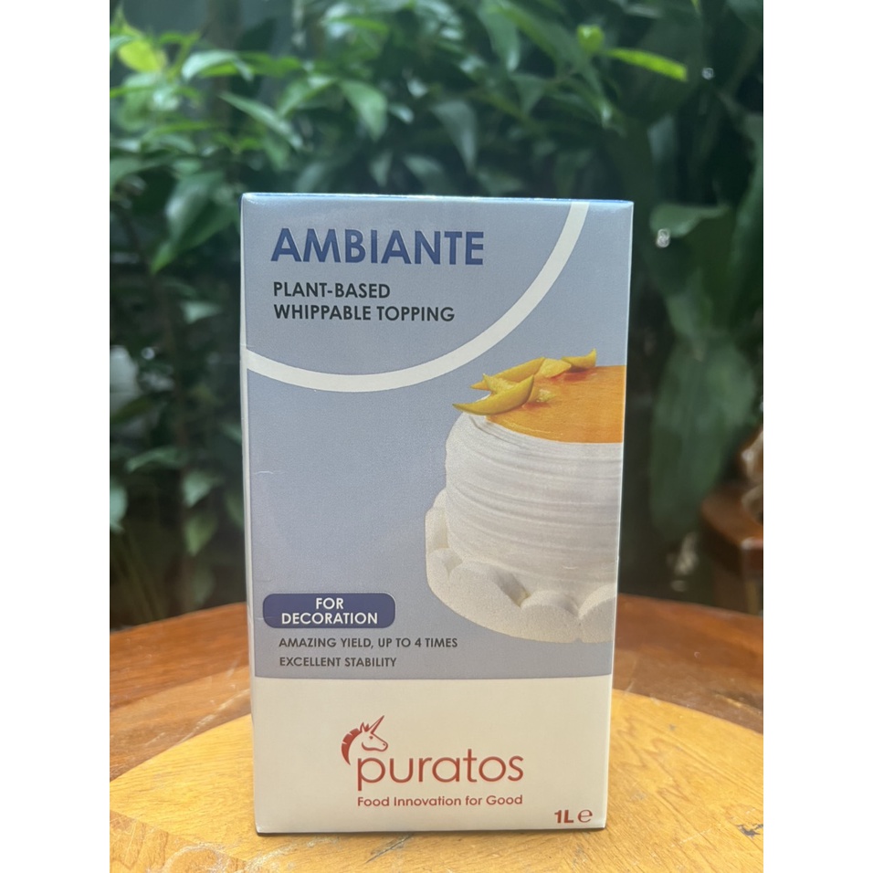Kem Sữa Thực Vật/ Kem Topping Ambiante 1L - Làm Kem Chuẩn Ngon | Shopee ...