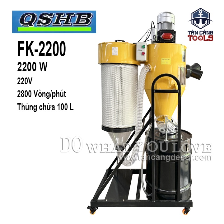 Máy Hút Bụi Trung Tâm QSHB FK-2200 2200W ( Phiên Bản Đầy Đủ ) | Shopee ...