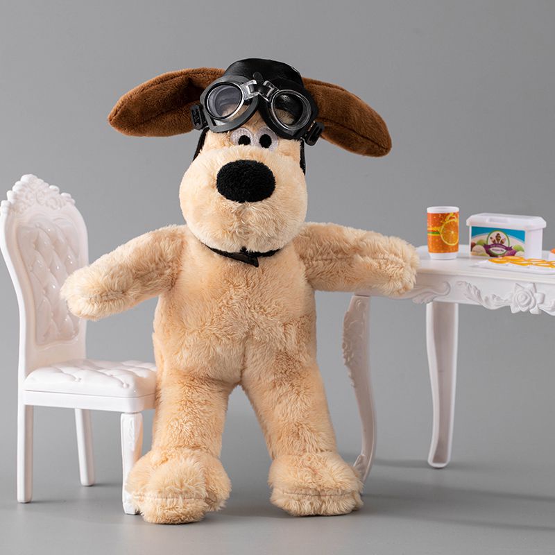 【In Stock】Wallace and Gromit Pilot Chef Stuffed Plush Doll Bathrobe ...