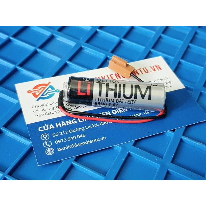 ER6V/ 3.6V Pin 3.6V Toshiba Lithium Battery ER6V/ 3.6V zắc nâu | Shopee ...