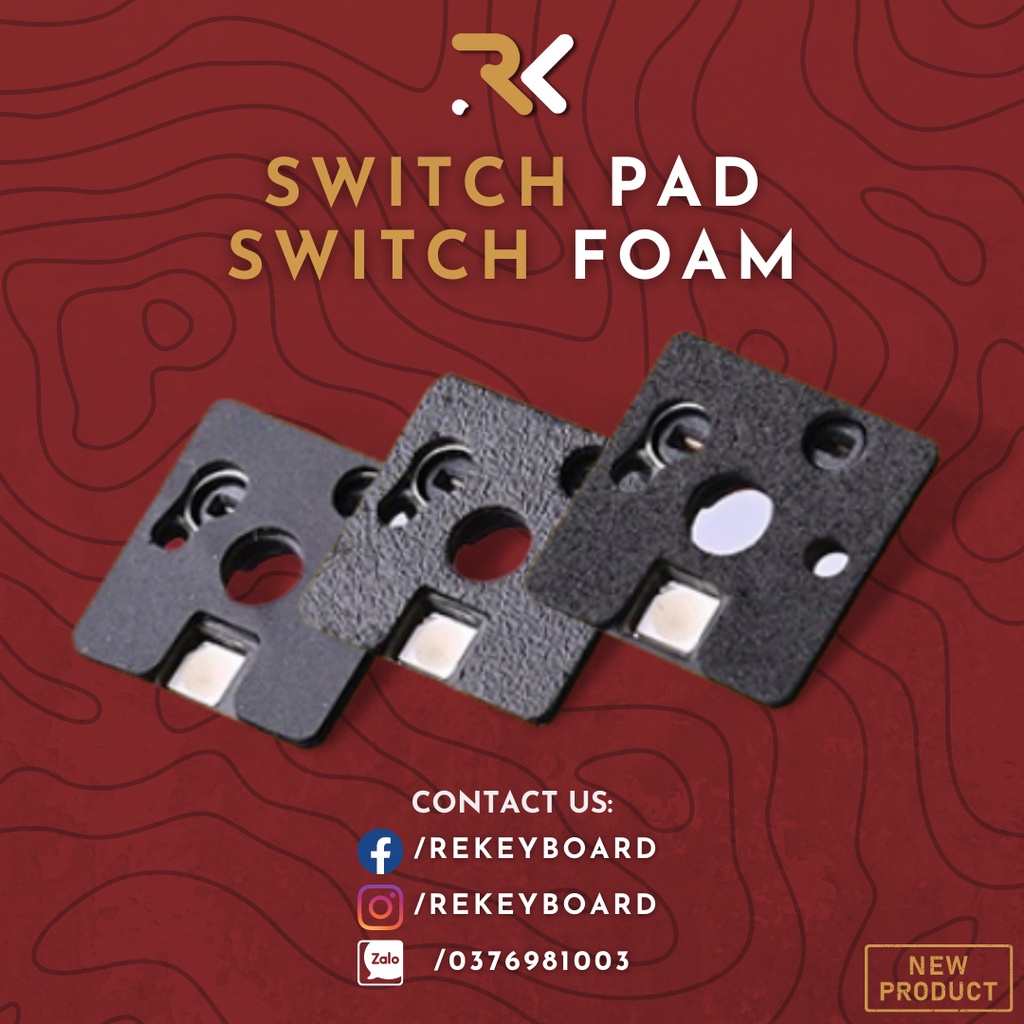 Switch Pad / Foam Switch PCB | Miếng đệm Switch IXPE, Poron, EVA ...
