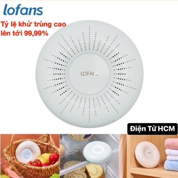 Máy tiệt trùng khử mùi tủ lạnh, diệt khuẩn, lọc không khí tủ lạnh, Xiaomi Lofans B3 | Shopee ...