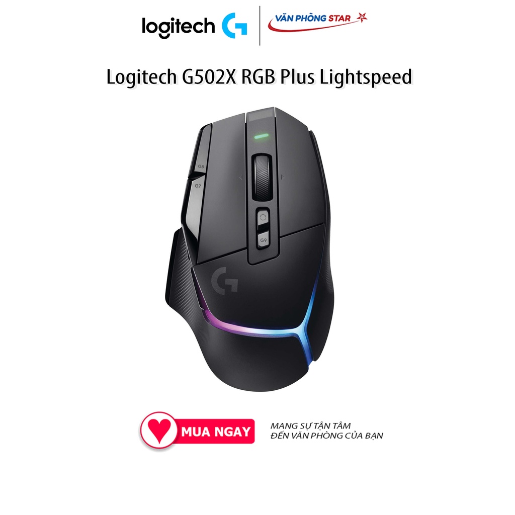 Chuột game không dây Logitech G502X RGB Plus Lightspeed, cảm biến Hero ...