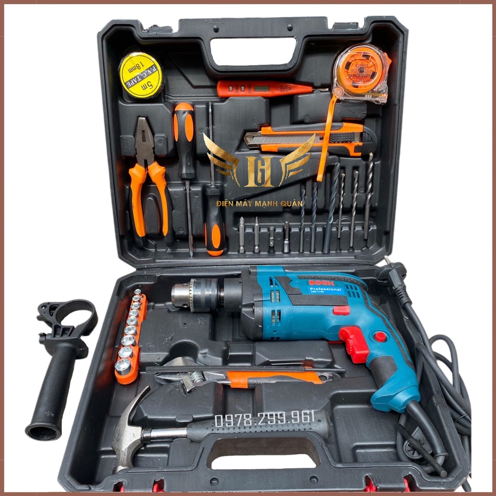 Máy Khoan | Máy Khoan Điện | Bộ Vali Đủ Đồ Nghề Chuyên Dùng Cam Kết ...