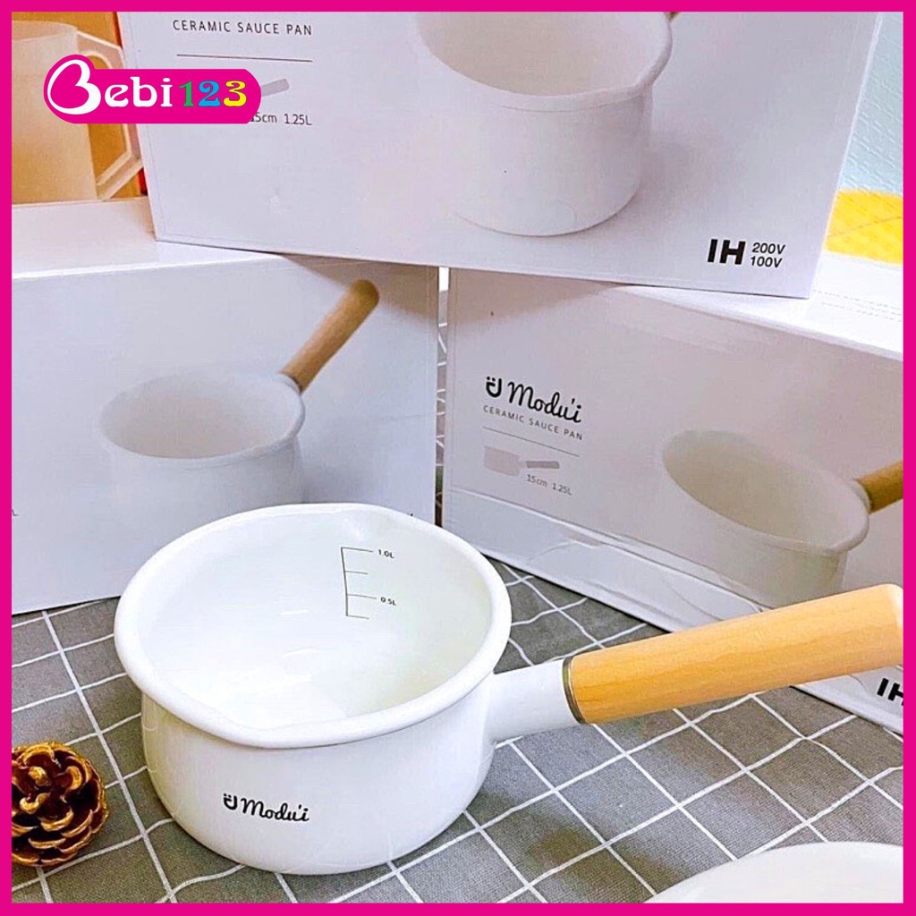 Nồi quánh Sứ Modui xuất Hàn chống dính khuấy bột, nấu đồ ăn dặm cho bé ...