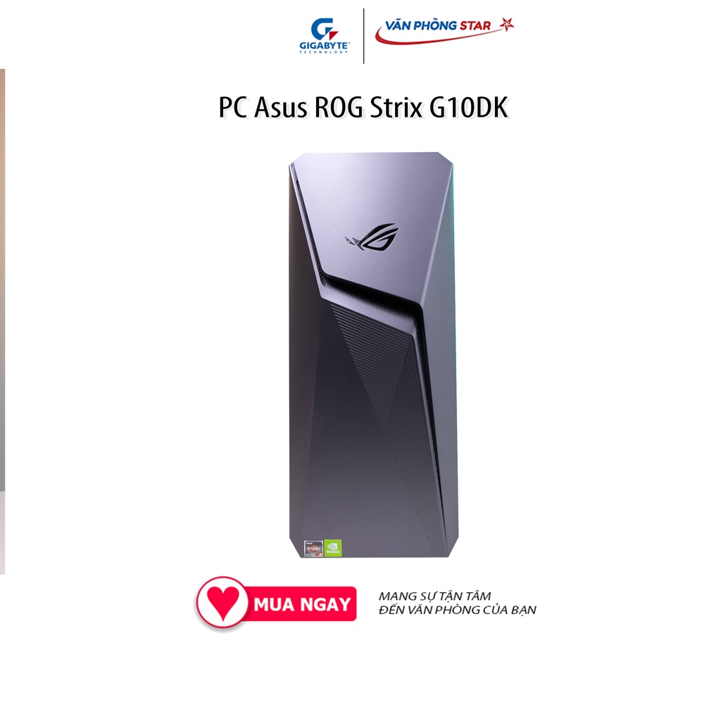 PC Asus ROG Strix G10DK (R5 5600G/8GB RAM/512GB SSD/GTX1660Ti/WL+BT5 ...