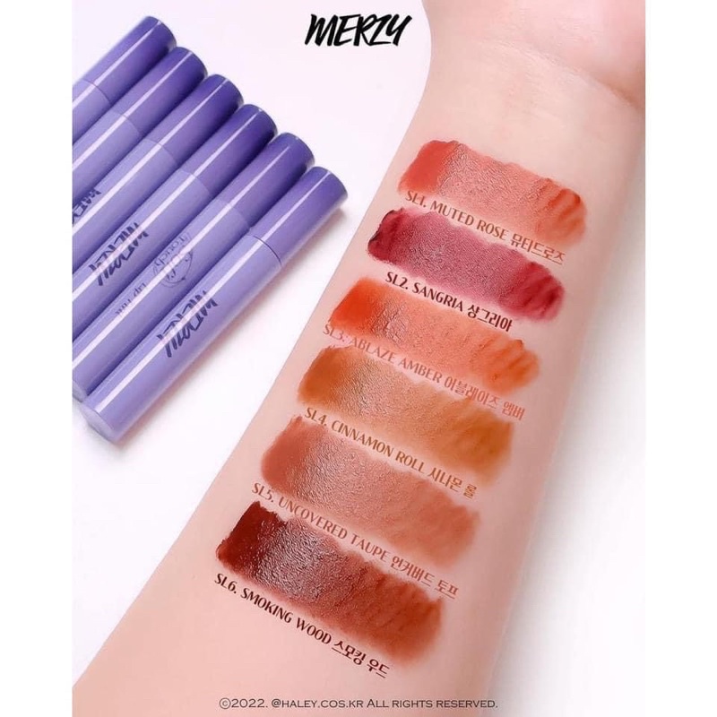 Son Kem Lì Merzy Soft Touch Lip Tint 3g Mẫu Mới 2022,son môi chính hãng ...