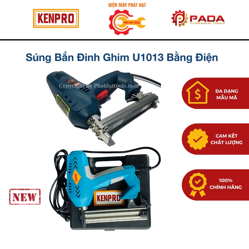 Súng bắn đinh ghim U bằng điện - máy bắn đinh gỗ u bằng điện U1013 ...