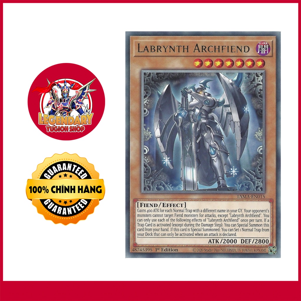[Thẻ Bài Yugioh Chính Hãng] Labrynth Archfiend | Shopee Việt Nam