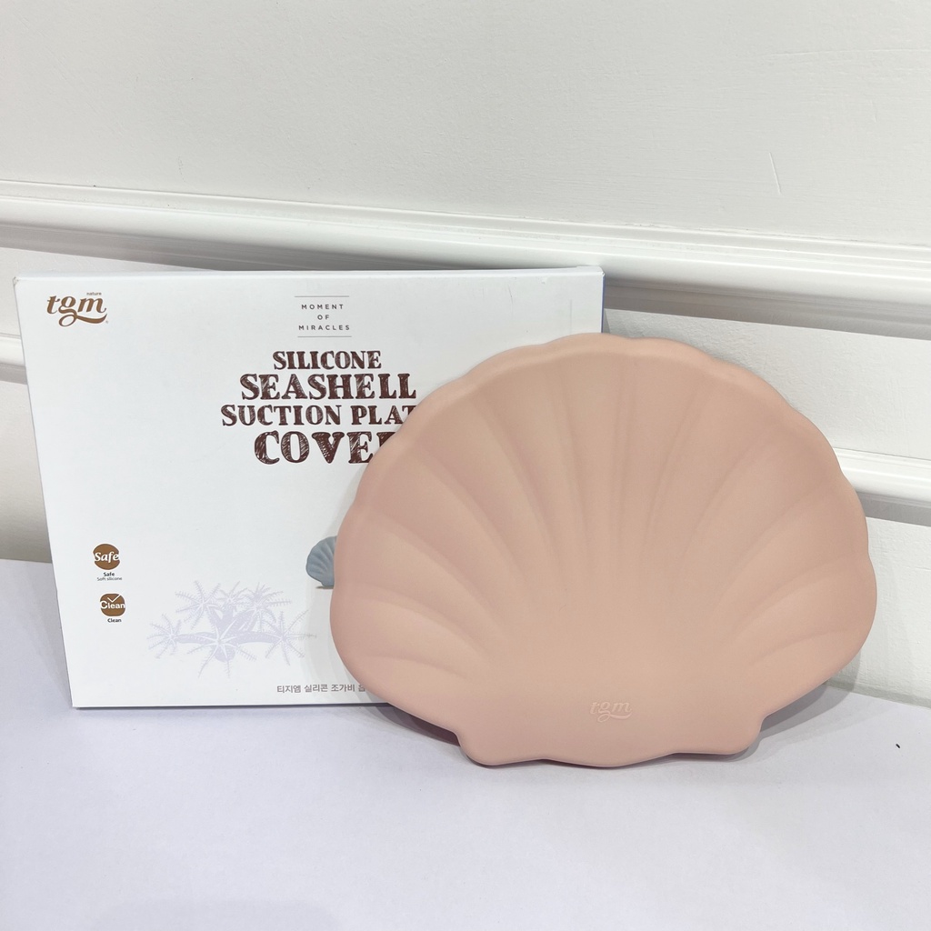 Khay Ăn Dặm Cho Bé Hình Sò TGM Silicone Seashell Suction Plate Chống ...