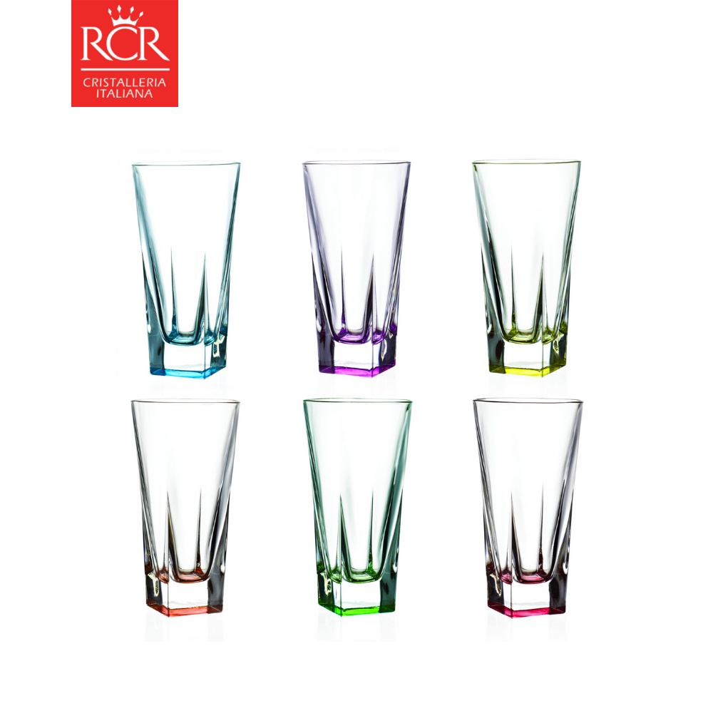 Ly Highball Thuỷ Tinh Pha Lê Màu Không Chì Ý RCR Crystal Fusion 380 ml ...
