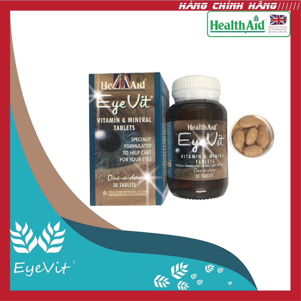 [ Chính Hãng ] Viên uống bổ mắt Health Aid EyeVit Vitamin & Mineral ...