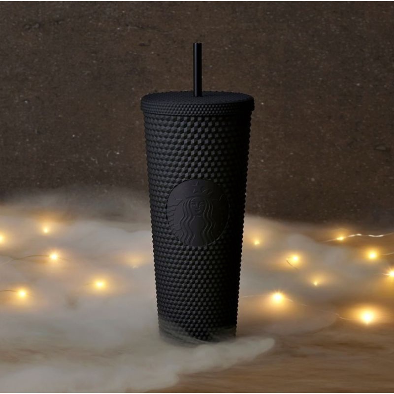 Ly Starbucks Matte Black Studded 24oz 710ml | Shopee Việt Nam