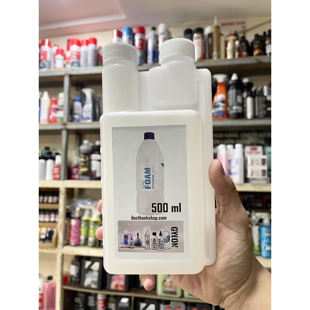 DUNG DỊCH RỬA XE BỌT TUYẾT BƯỚC 1 GYEON Q2M FOAM CHAI 500ML | Shopee Việt Nam