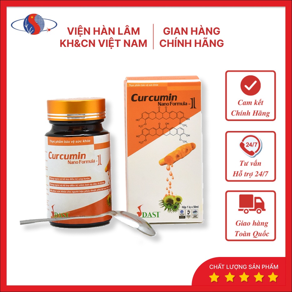 [ CHÍNH HÃNG - MUA 5 TẶNG 1] Nano curcumin FORMULA - Sản Phẩm Viện Hàn ...